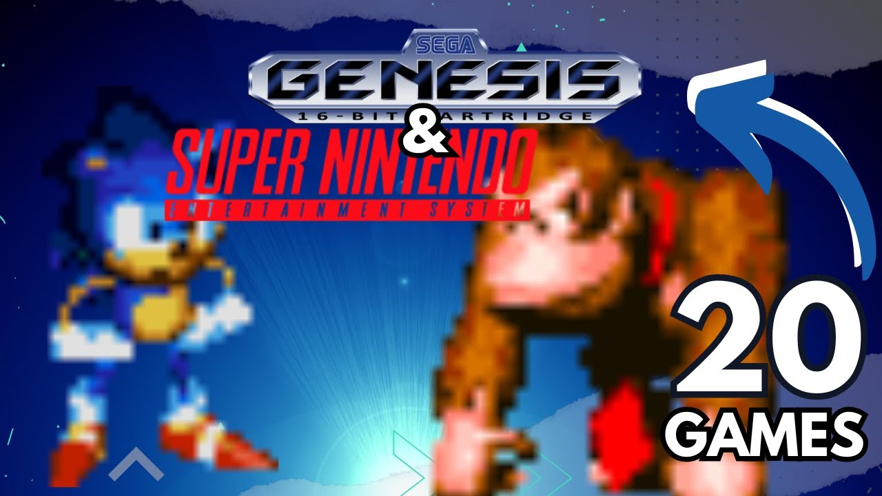 20 🔵GENESIS & 🔴SNES games that used PRE RENDERED sprites | Which one ...