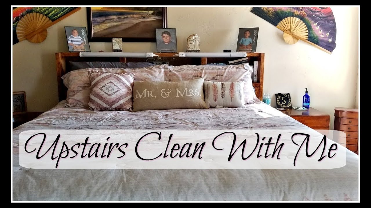 Upstairs Clean With Me | Speed Cleaning | Stacy Lynn - YouTube