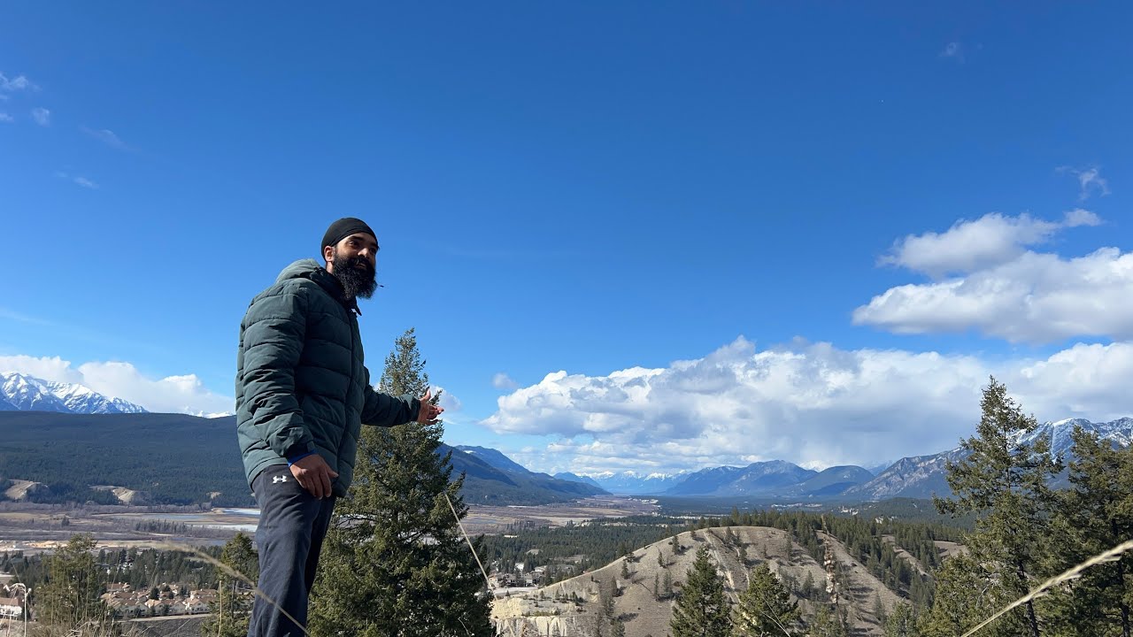Beautiful Sunny Hike in Radium Hot Springs | Scenic Mountain Views ...
