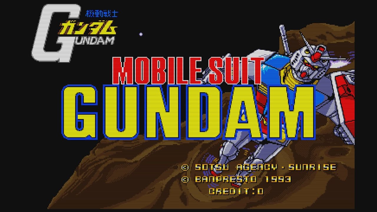 Mobile Suit Gundam Arcade Attract Mode and Level 1 Intro - YouTube