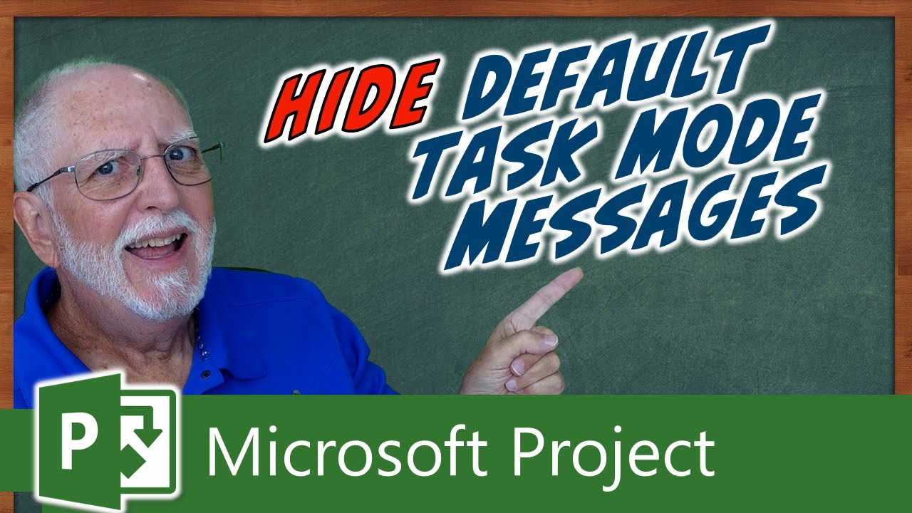 Hide the Default Task Mode Indicator - YouTube