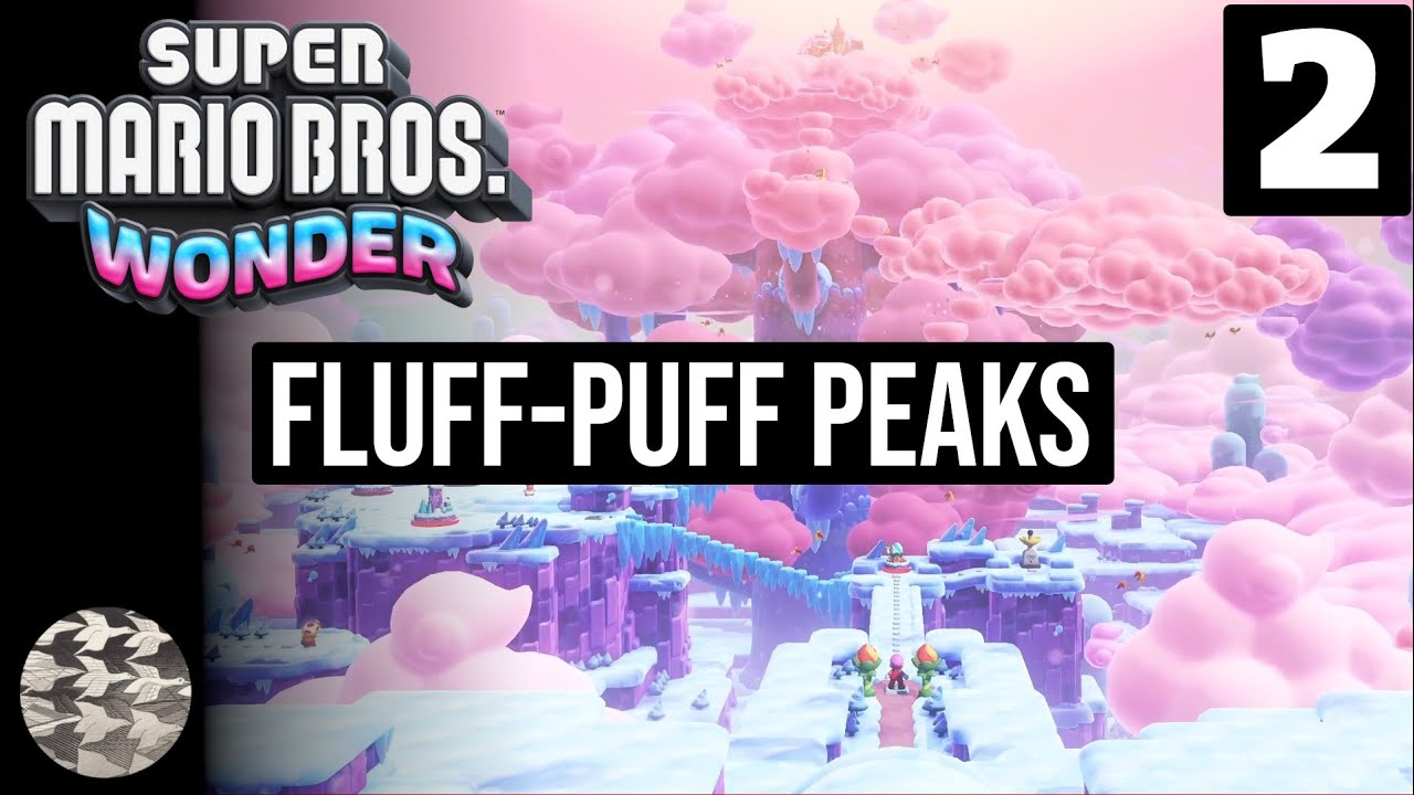 Super Mario Bros Wonder - Part 2 - Fluff-Puff Peaks - YouTube