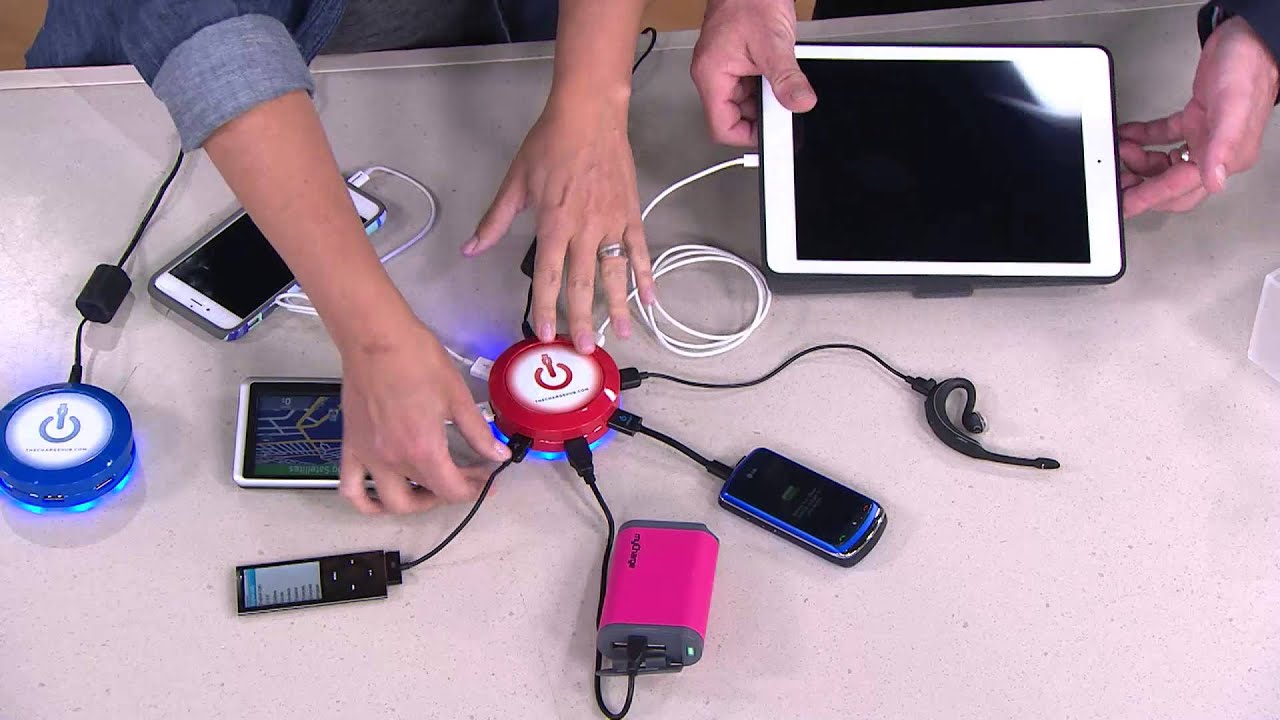 ChargeHub Universal Charging Station with 7 USB Ports with Dan Hughes ...
