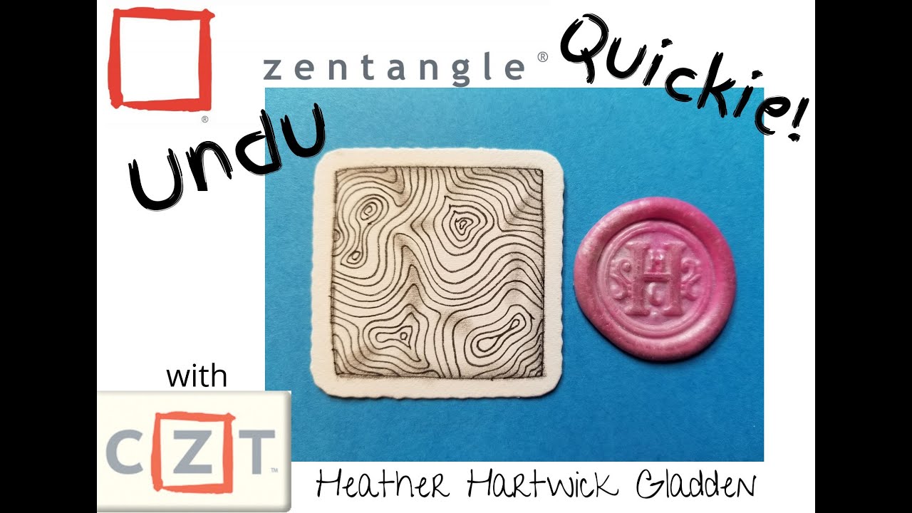 Undu | Zentangle® Quickie - YouTube