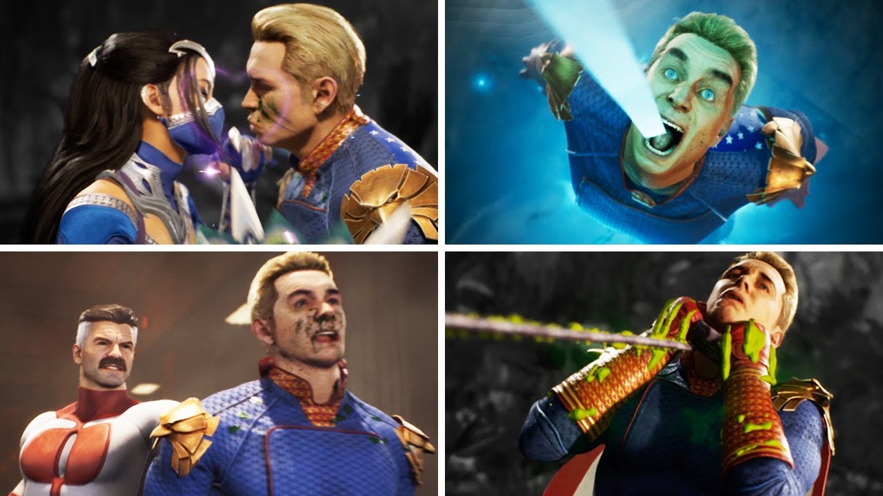 Mortal Kombat 1 - ALL Fatalities on Homelander - YouTube