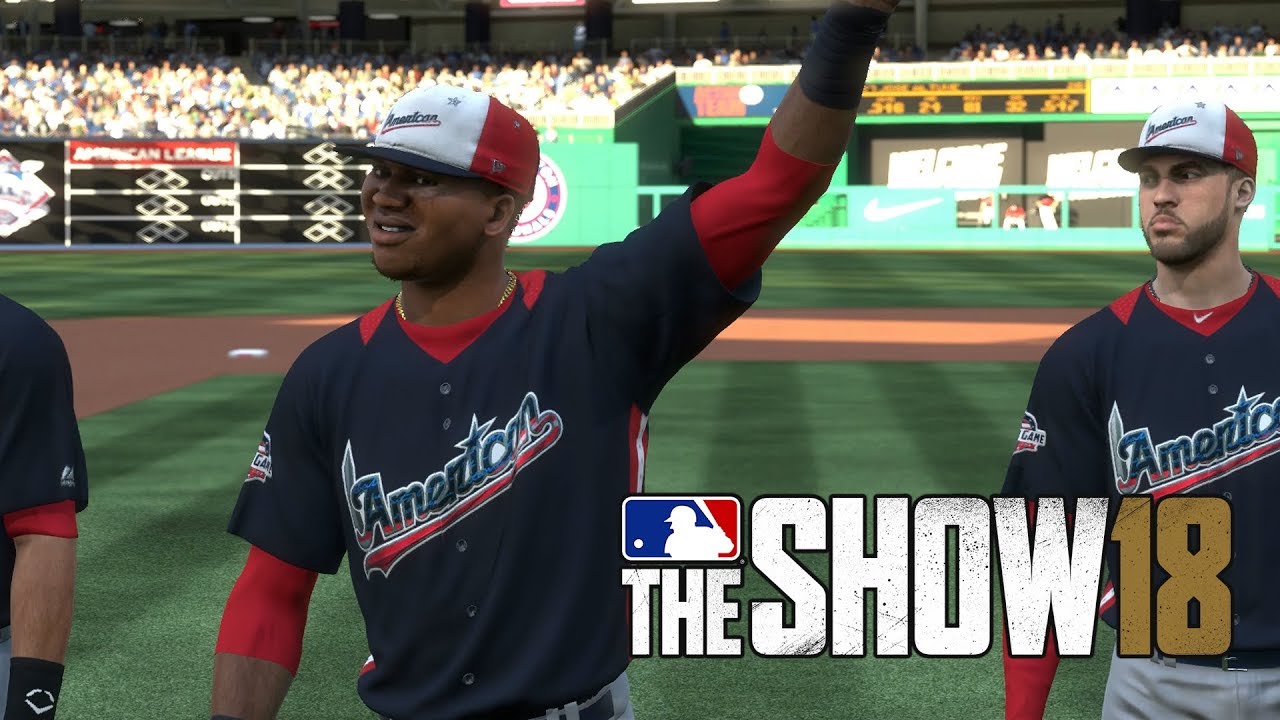 MLB 18 The Show All Star Game National League vs American League ...