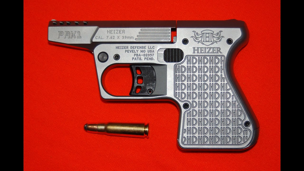 HEIZER PAK1, 7.62X39. SINGLE SHOT, WITH PPU - YouTube