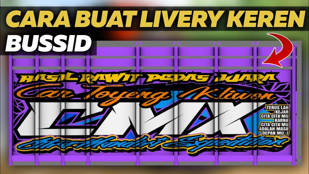 CARA BUAT CONCEPT BAK LIVERY BUSSID KEREN DI PHOTO EDITOR - YouTube