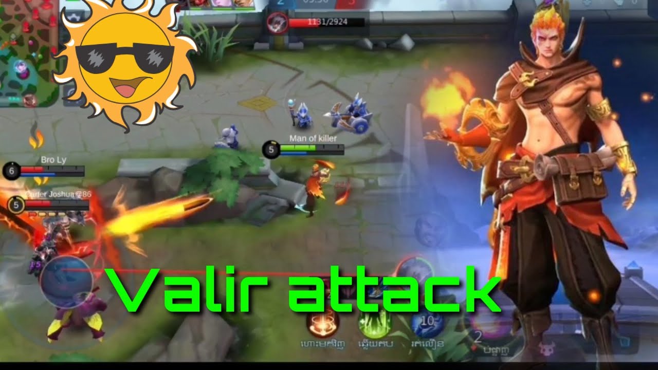 Valir attack mobile legend valir best built - YouTube