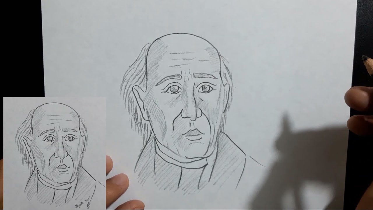 ¿Como dibujar a MIGUEL HIDALGO? | HD - YouTube