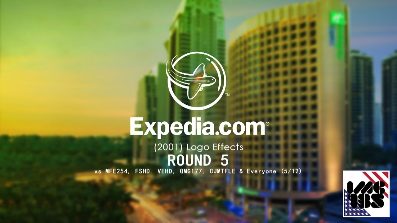 Expedia.com (2001) Logo Effects Round 5 vs MFE254, FSHD, VEHD, QMG177 ...