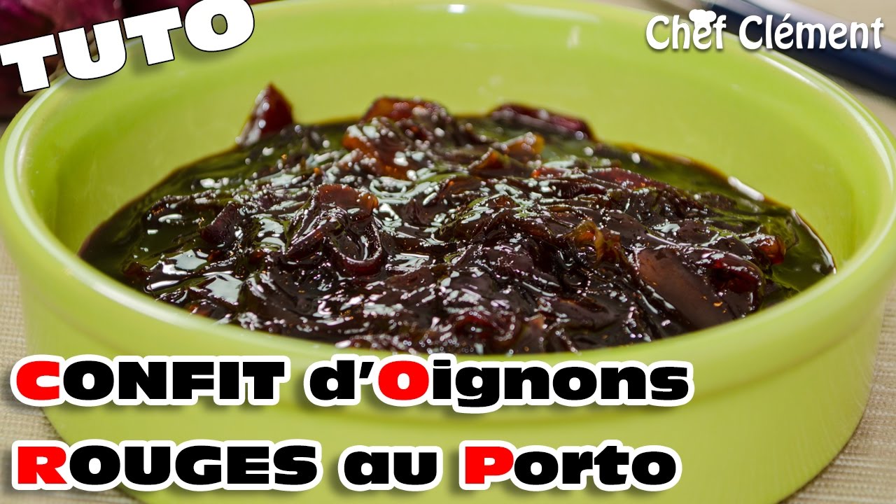 Recette INRATABLE : CONFIT d'Oignons Rouges au PORTO - Chef Clément ...