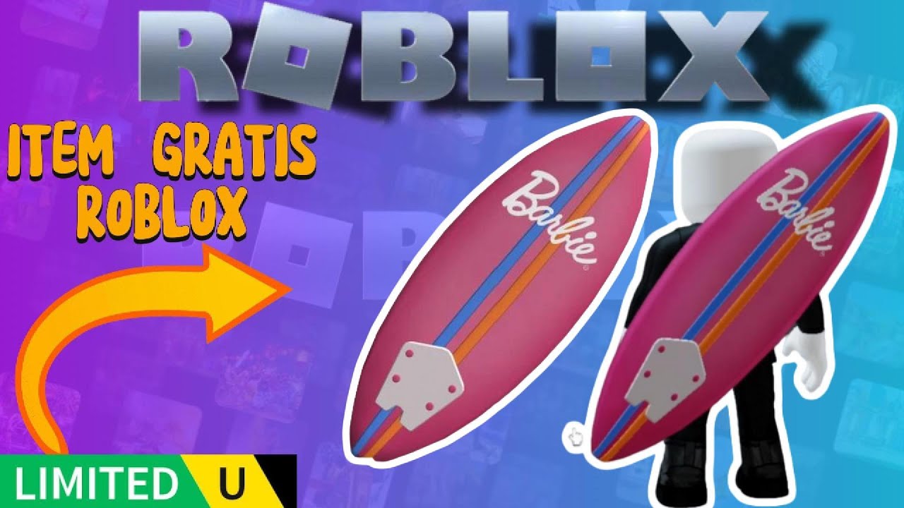 CARA MENDAPATKAN ITEM FREE UGC LIMITED BARBIE™ Surfboard Roblox - YouTube