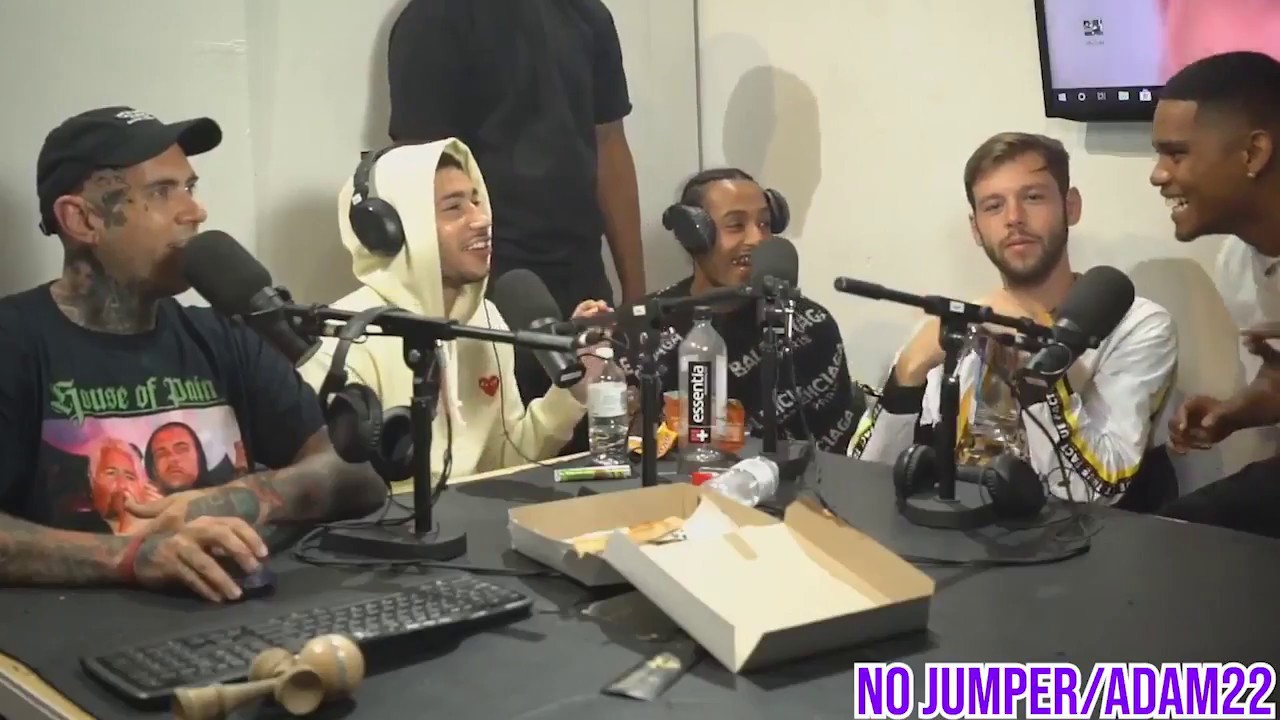 Hampton Brandon Freestyles on No Jumper! ft Trap Des - YouTube