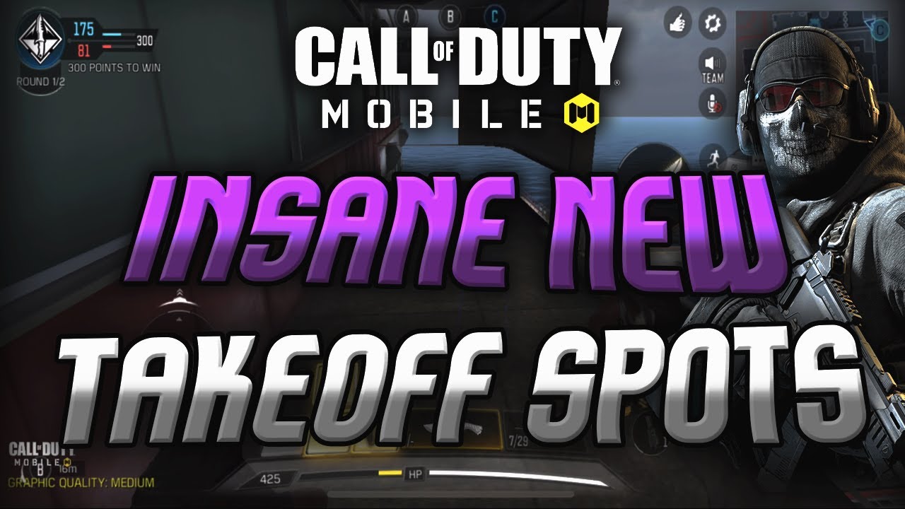 Call of Duty Mobile: THREE NEW On Top of Takeoff Glitch Spots (CODM ...