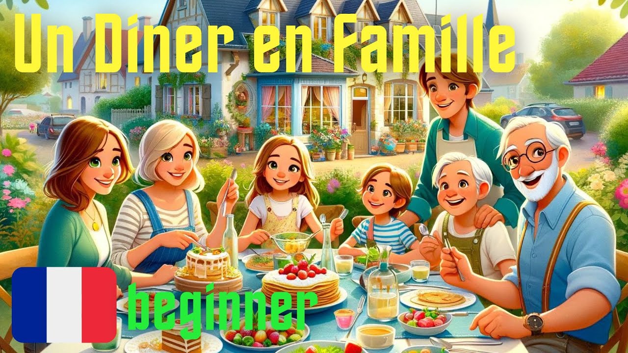 French Short Stories for Beginners - Un Dîner en Famille / A Family ...