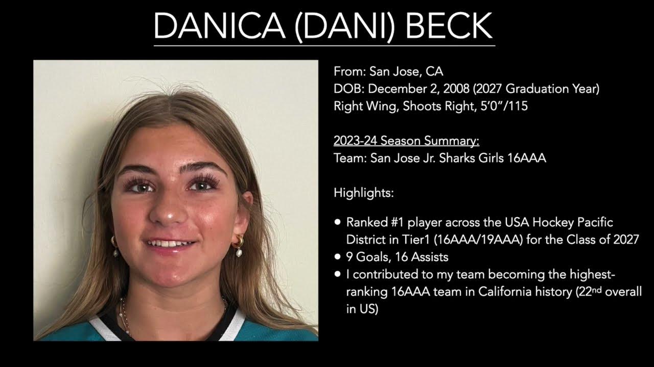 Danica Beck: 23-24 Ice Hockey Season Recap - YouTube