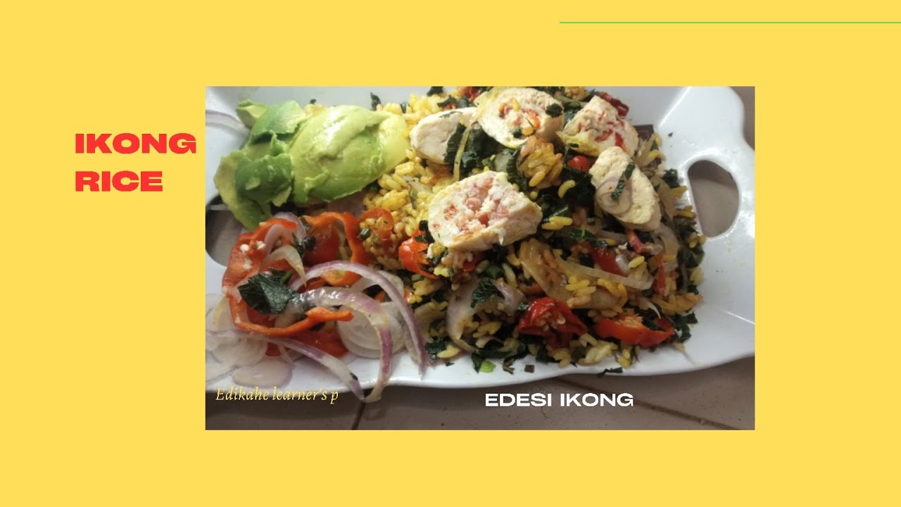 Nigeria lkong Rice, Another Calabar Special delicacy - YouTube