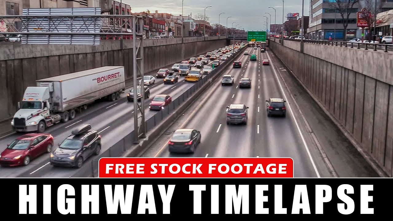 Highway Timelapse - Free Stock Footage - YouTube