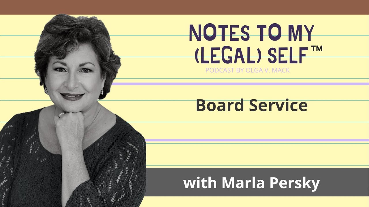 Season 3, Episode 13: Board Service ( ft. Marla Persky) - YouTube