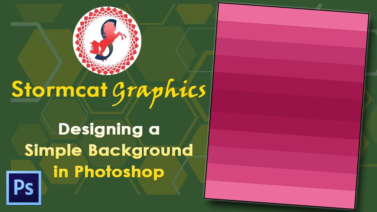 How to create Simple Background in Photoshop || Photoshop Tutorial ...