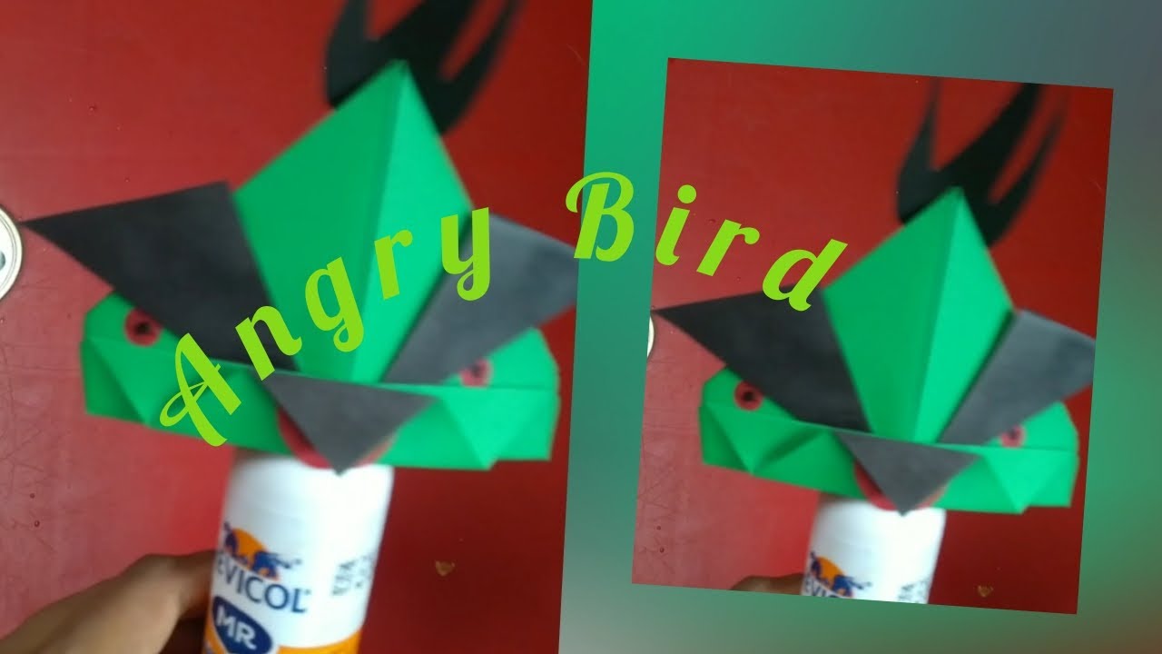Angry Bird Paper Craft - YouTube