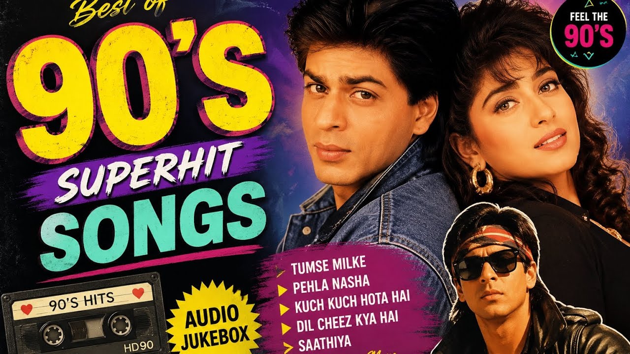 🔥 90's Golden Hits | Non Stop Romantic Songs | Audio Jukebox - YouTube