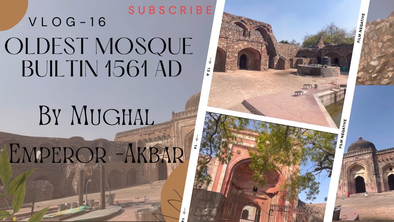 Oldest Masjid/Mosque🕌In India/Delhi Built By Mughal’s| 462 Saal Purani ...
