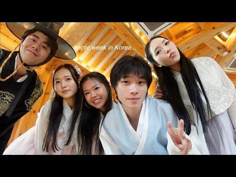 a week in Korea 🇰🇷 (trying thick yogurts, hanbok with friends, shopping)
