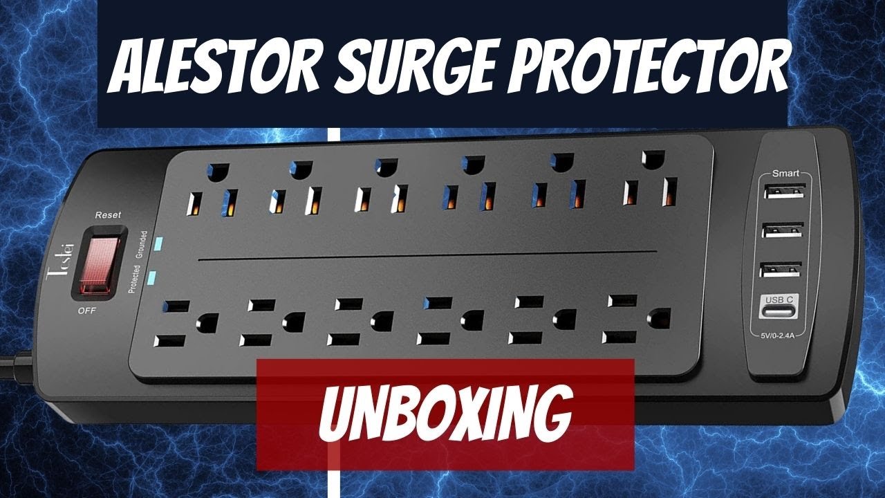ALESTOR Surge Protector Unboxing - Is This Power Strip Any Good? ⚡ ...