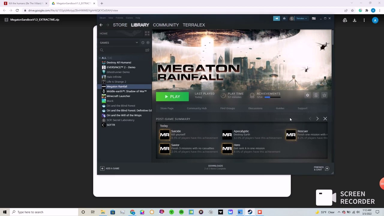 How to install a mod on Megaton Rainfall - YouTube
