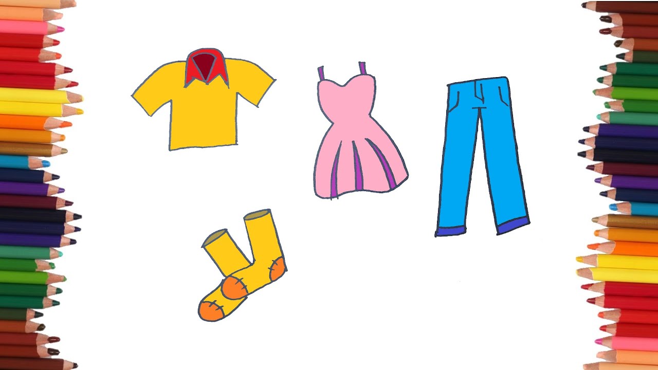 como dibujar ropa | Dibujos faciles - YouTube