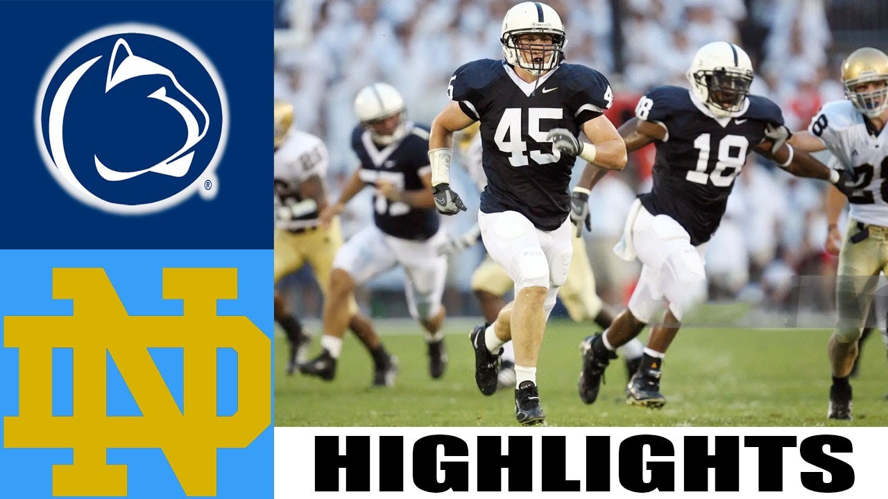 Penn State vs Notre Dame [PLAY OFFS] FULL GAME Highlight NCAA Season ...