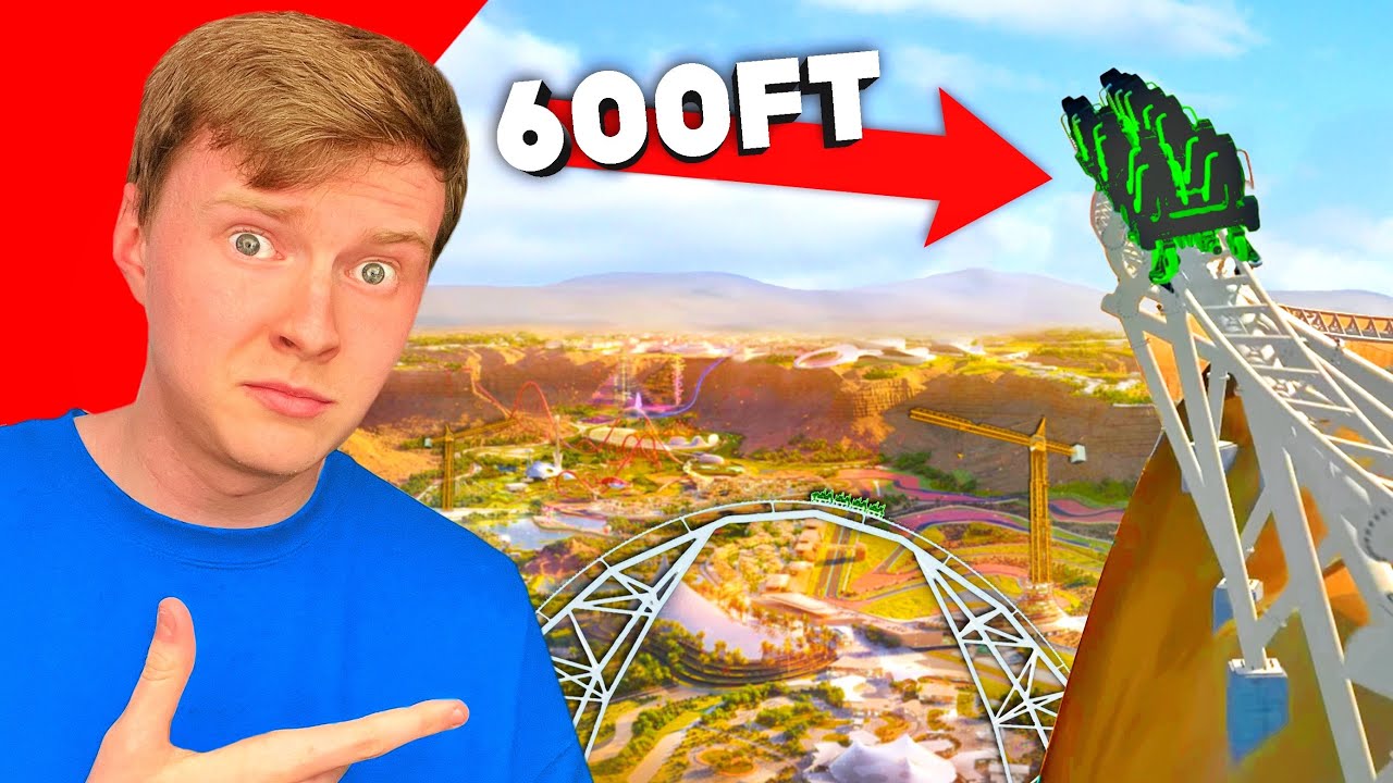 A 600FT Rollercoaster is being BUILT??? - YouTube