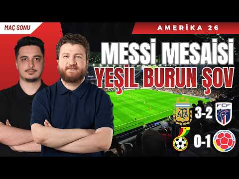 Messi Ecel Teri Döktü... Arjantin 3-2 Yeşil Burun, Kolombiya 1-0 Gana