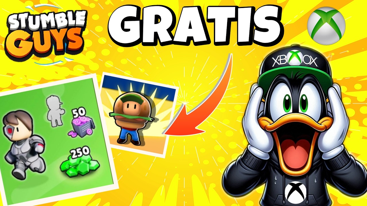 🔥STUMBLE GUYS || ¡¡ LOTE de CYBORG "GRATIS" en XBOX !! TUTORIAL para ...