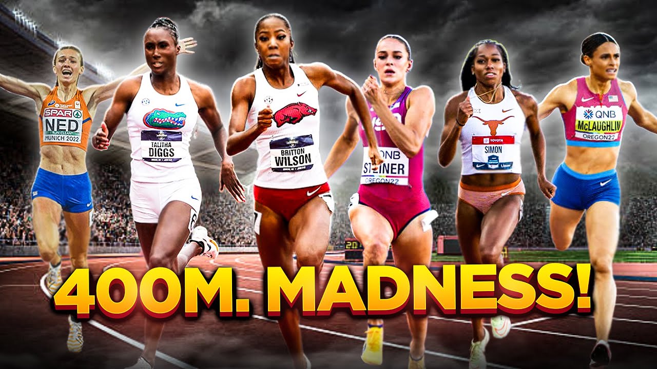 400M Madness: Abby Steiner || Britton Wilson || Femke Bol || Talitha ...