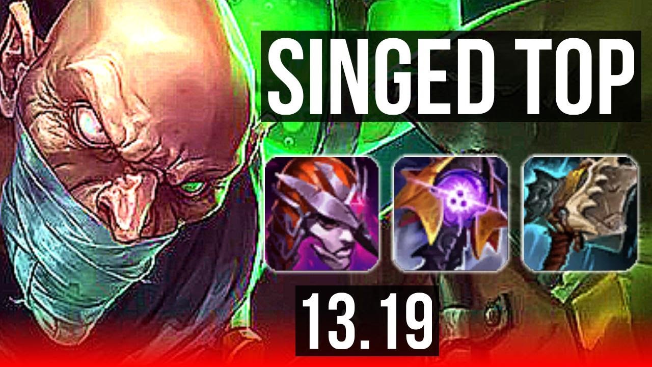 SINGED vs DR. MUNDO (TOP) | 2900+ games, 2.7M mastery | EUW Master | 13 ...