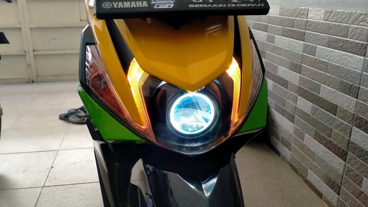 Modifikasi Mio M3 Pakai Biled Projector 3" Pro7 dari Wanto Autolights ...