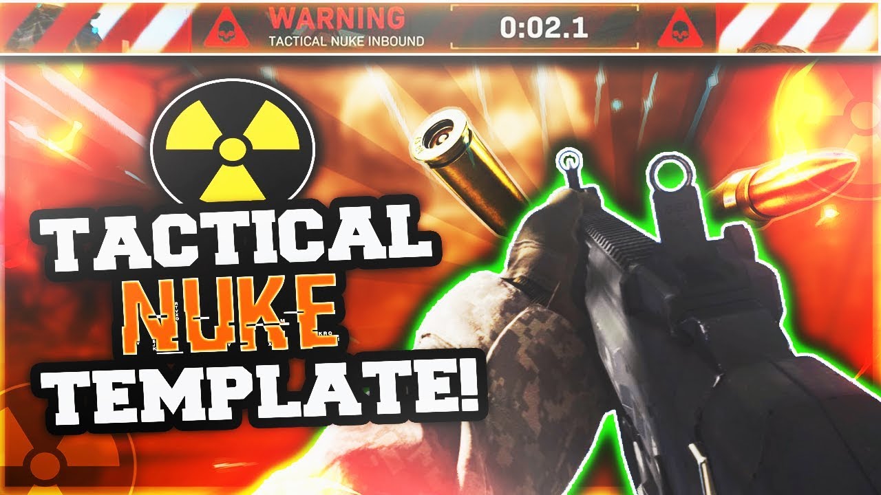 CoD Modern Warfare Tactical NUKE Thumbnail Template PSD! - YouTube