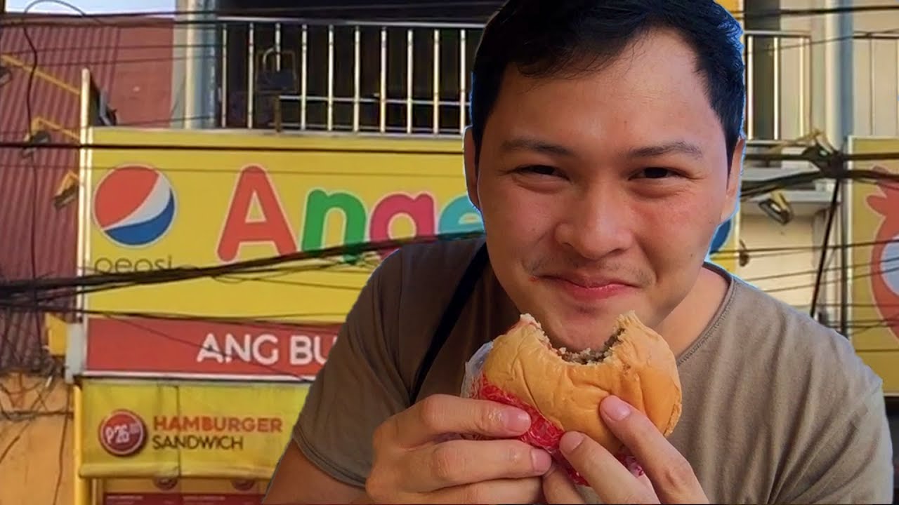 UNANG KAGAT TINAPAY LAHAT! ANGEL'S | ANG BURGER NG BAYAN - YouTube