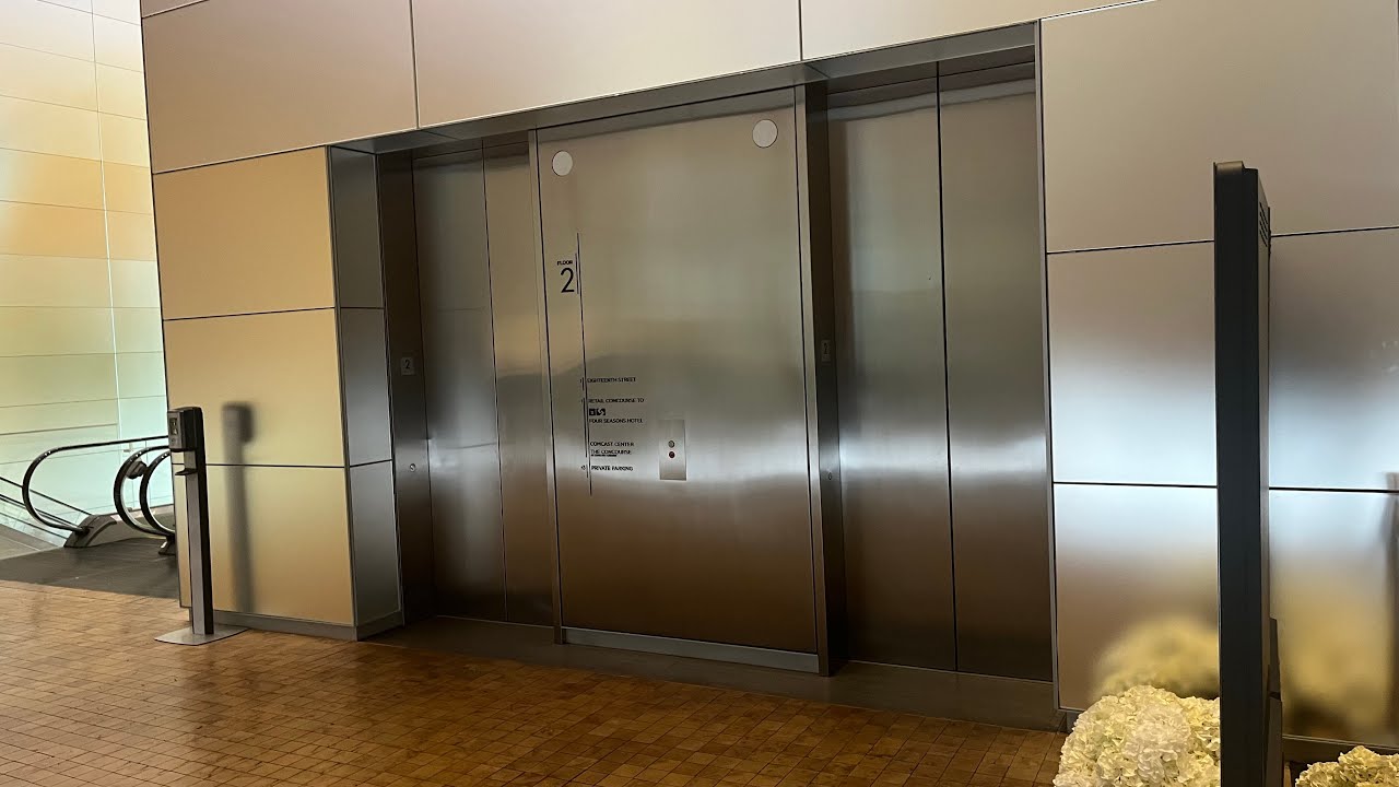 Schindler 5500 Traction Elevators at Comcast Technology Center in ...
