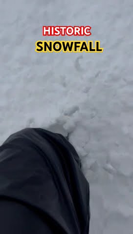 Highest snowfall level recorded. - YouTube