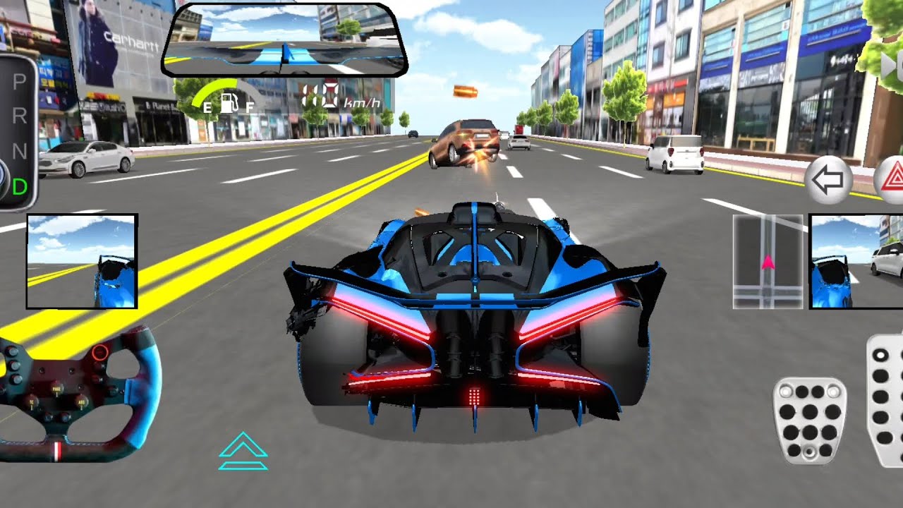 Destroy all cars on my way by my new sports weapon car |3D car driving ...