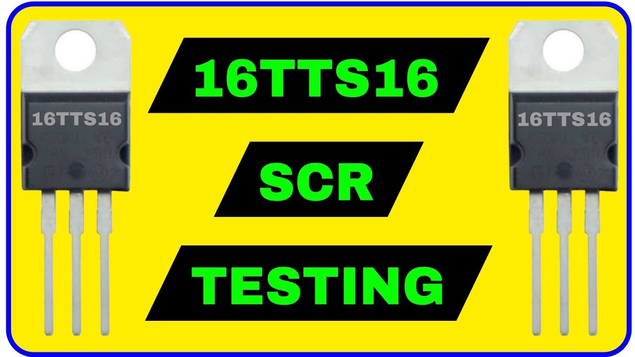 16TTS16 SCR Full TESTING WITH MULTIMETER 🆕 || How to Check 16TTS16 SCR ...