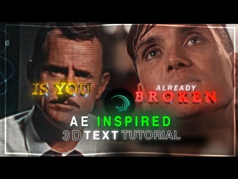 Create 3D Text Like After Effects in Alight Motion x Node Video – Step-by-Step Tutorial - YouTube