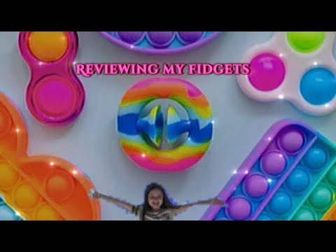 Annabelle going through her fidget collection ! #fidgets - YouTube