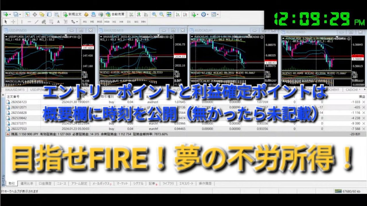 投資 為替 自動売買 FX ライブ配信 シグナル FIRE 誰でも簡単に不労所得 EA Tycoon 2025/3/ - YouTube