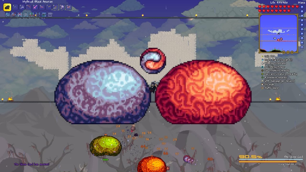 Slime God Expert Mode | Calamity Mod | Mage class - YouTube