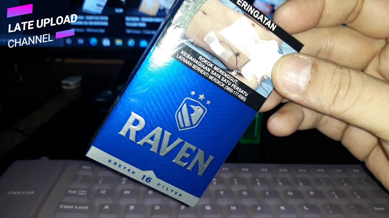 REVIEW : ROKOK RAVEN ISI 16 BATANG - YouTube